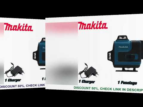 Makita portátil de alta precisão laser de luz verde nível de 16 linhas construção 360