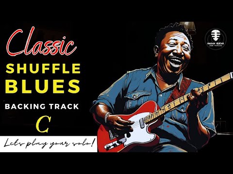 CLASSIC MUDDY Shuffle Blues Backing Track - Jam in C