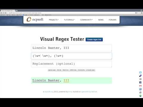 OCPsoft Visual Regex Tester with Syntax Highlighting