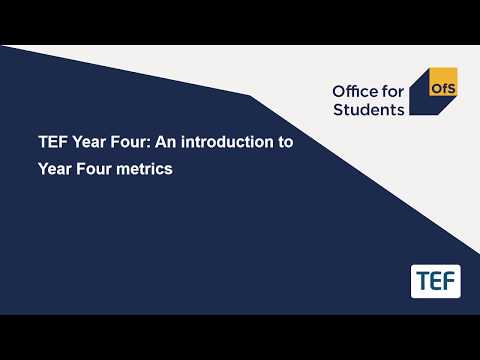 4 TEF Year Four An introduction to metrics