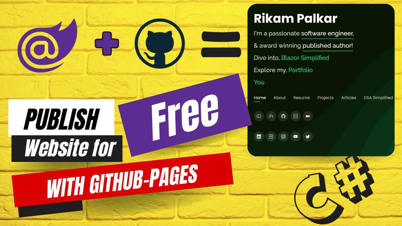 Hosting Blazor WebAssembly Apps on GitHub Pages - Step-by-Step Tutorial