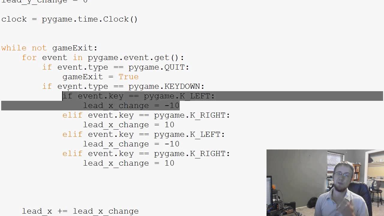 Pygame (Python Game Development) Tutorial - 11 - Moving Up