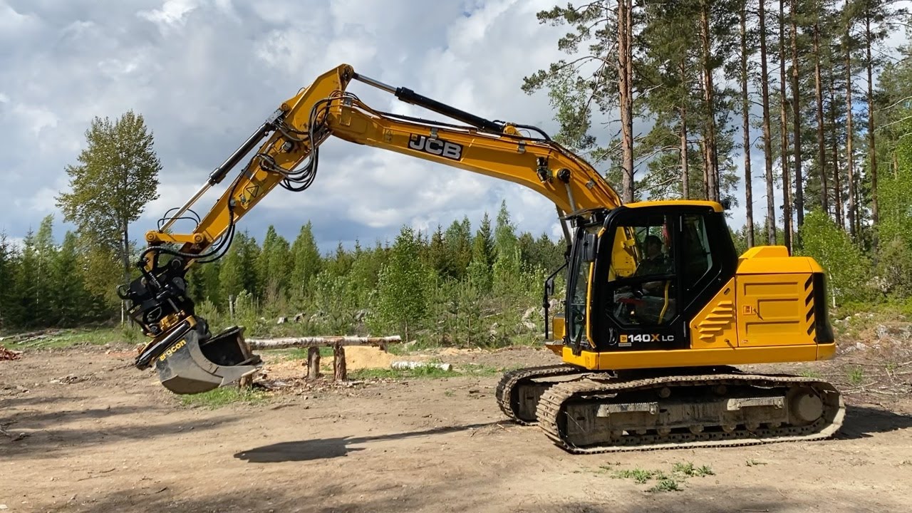 Grävmaskin JCB 140X LC, Gävle, Klaravik auktioner