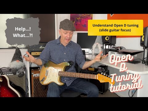 Open D tuning guitar/slide guitar lesson