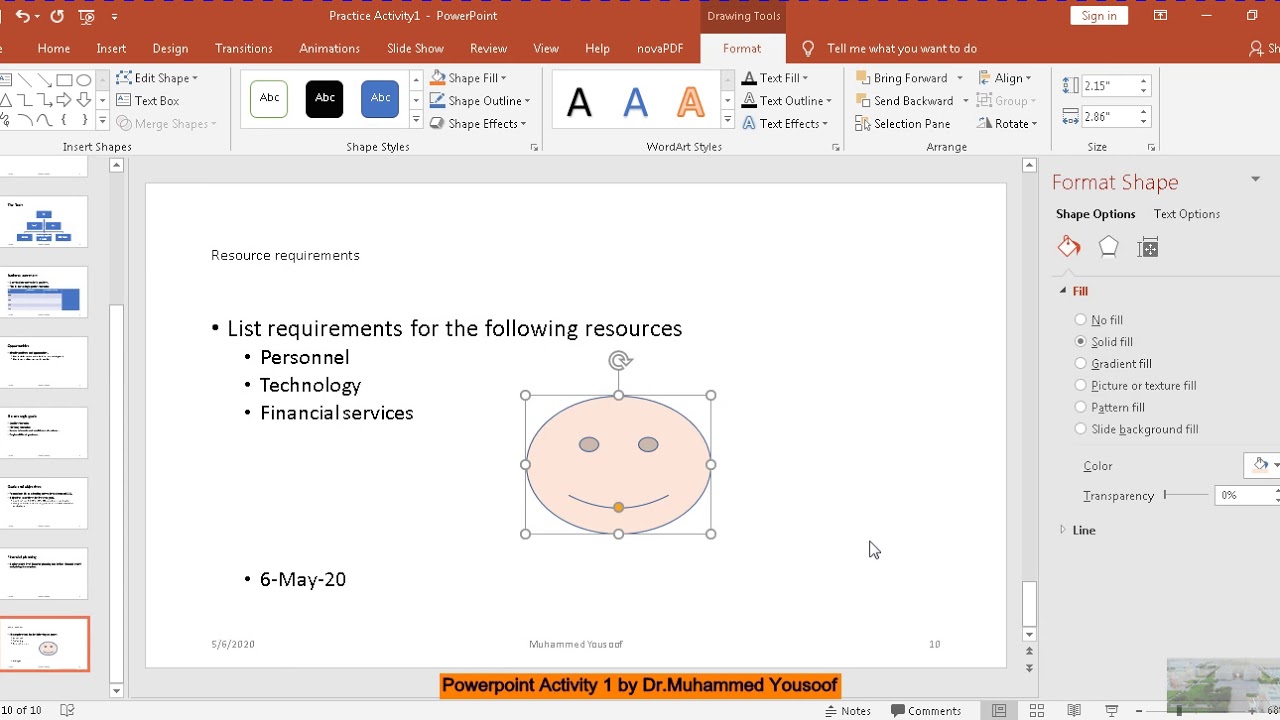 Powerpoint  Activity 1