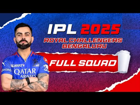 RCB Full Squad IPL 2025: Complete List Of Players Bought By Royal Challengers Bengaluru