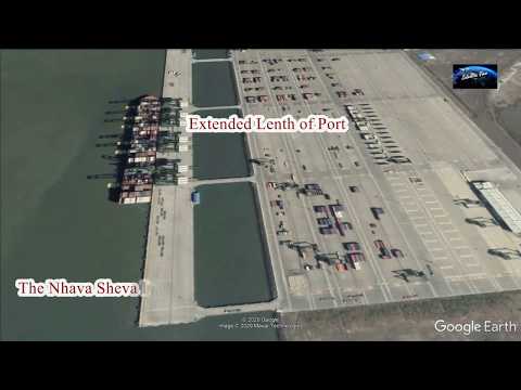 Satellite View of India's Biggest Port | Satellite View of Jawaharlal Nehru Port Trust (JNPT)