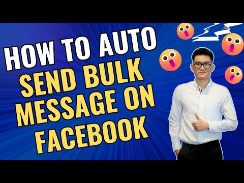 How I auto send message facebook | Facebook bulk message sender