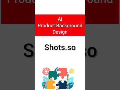 AI Product Background Design (shots.so) #shorts #technology #ai