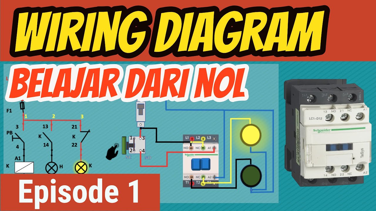 BELAJAR MEMBACA WIRING DIAGRAM KONTROL LISTRIK | EPISODE 1