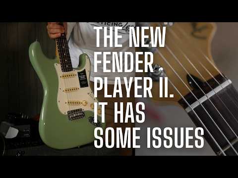 I Bought a Fender Player ii Strat - It Has Some Issues