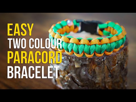 Easy Two Colour Paracord Bracelet | EASY PARACORD BRACELET