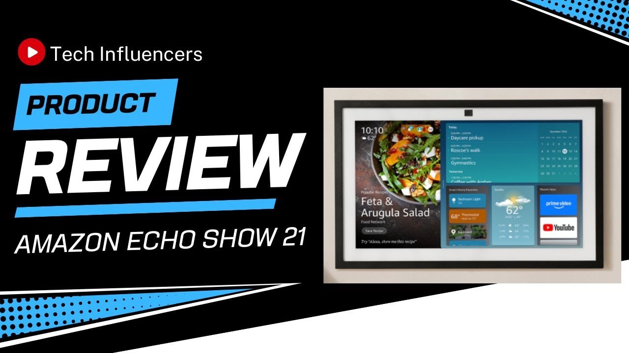 Amazon Echo Show 21 | Massive Smart Display with Fire TV, Alexa & Widgets!