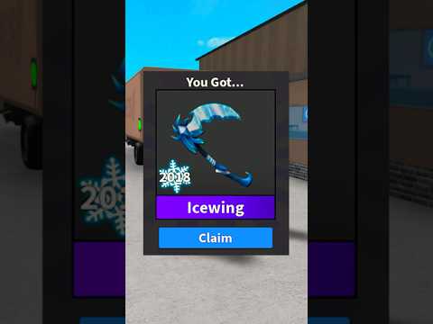 birthday ICE WING in MM2 Roblox #roblox #mm2 #murdermystery2