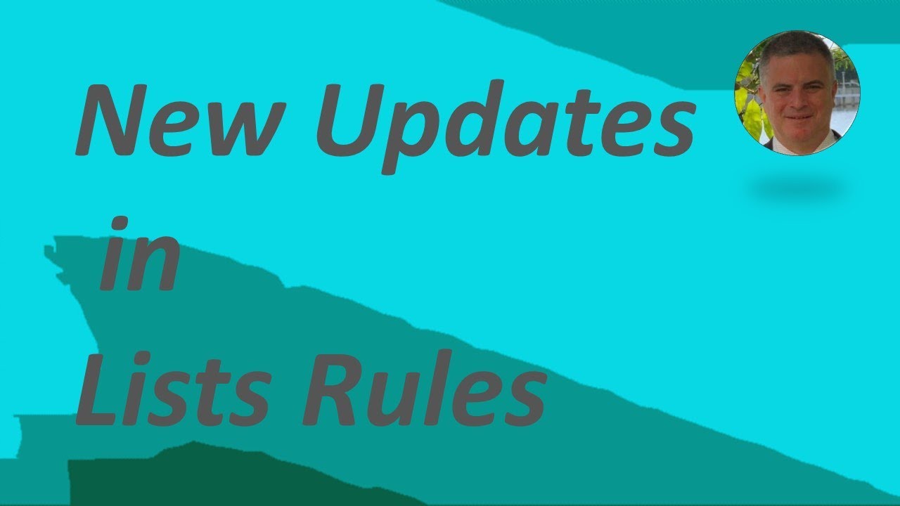 Microsoft list Updates: Create a Rule - Data in Column Changes