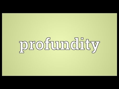 Profundity Meaning