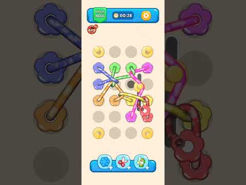 1065-1066 level tangled line #gaming #asmr #gameplay #playgame #games #tangled #shorts #asmrgame