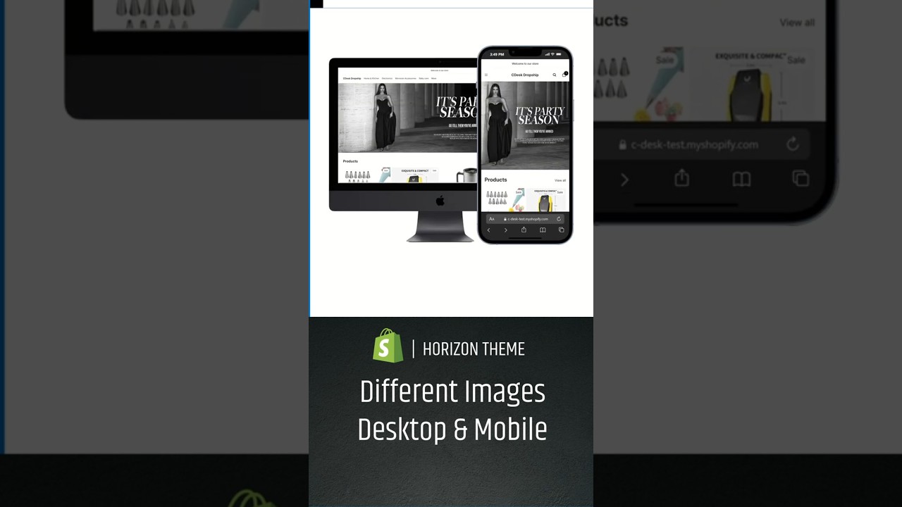 Show Different Banner Images on Desktop & Mobile in Shopify Horizon Theme | Free Code Snippet