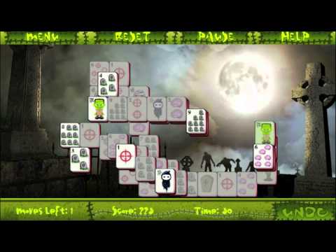 Mahjong Undead First Level Gameplay (NOOK, Kindle Fire, Google Play)
