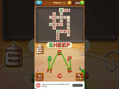 Word Cookies Cross Walnut 5