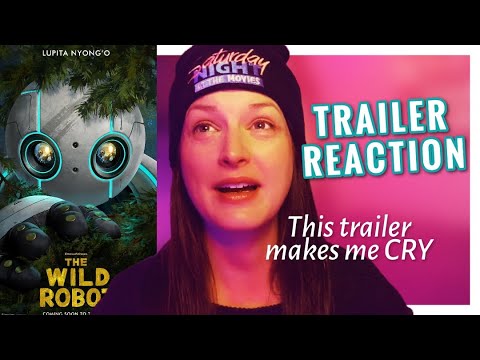I CRY Watching the Dreamworks Animation Wild Robot Trailer #trailerreaction #dreamworksanimation