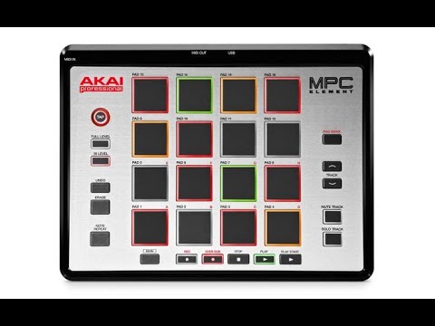 AKAI MPC ELEMENT WORKING WITH AKAI MPC RENAISSANCE/STUDIO SOFTWARE