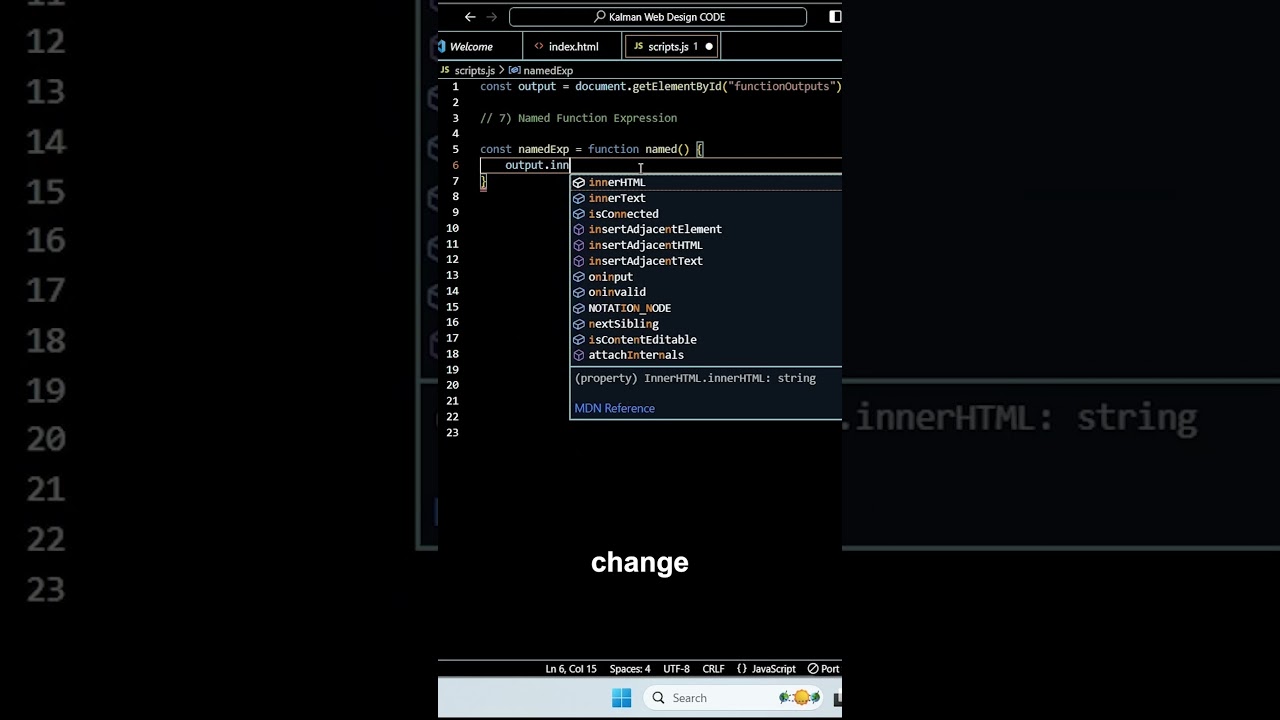 Game-Changing JavaScript: Functions Stored in Variables | Tutorial & Guide #JavaScript