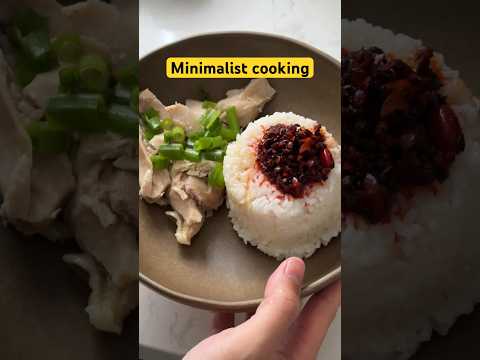 Minimalist cooking… seriously