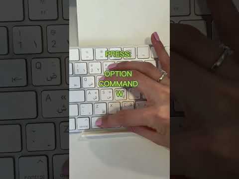 Close all tabs with this shortcut #imac #apple # #dubai #shorts #youtubeshorts #edit