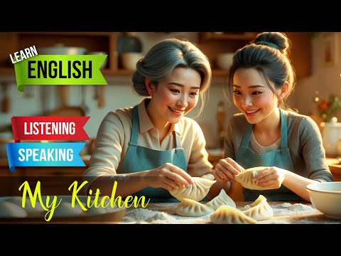 My Kitchen | English Listening Skills - Speaking Skills | Kitchen Tour