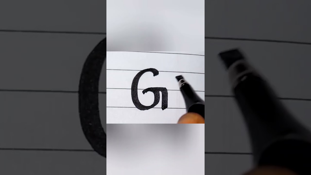 GV #youtubeshorts #blogger  #mrsmindvoice #markerpen #new #calligraphy #trend #alphabet #gv #sketch