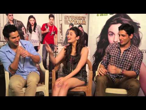 Sidharth, Alia and Varun talk about Student Of The Year