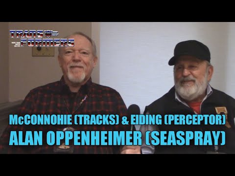 Transformers Michael McConnohie (Tracks) & Paul Eiding (Perceptor) on Alan Oppenheimer (G1 Seaspray)