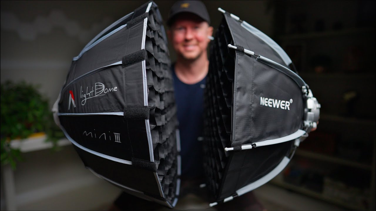 Is THIS the Best Small Softbox? Aputure Mini Light Dome III vs. Neewer