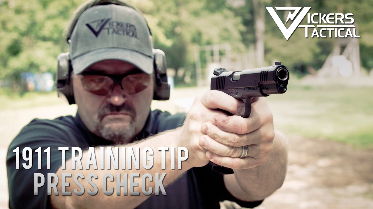 Wilson Combat 1911 Training Tip:  Press Check