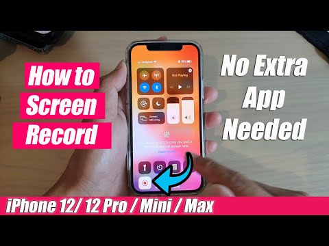 iPhone 12/12 Pro: How to Screen Record - No Extra App Required