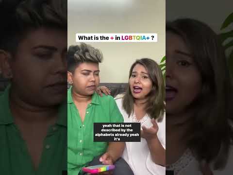 What is + in LGBTQIA+? #shorts #lgbt #lgbtqia #lgbtq #lesbian #queer #mentalhealth #prideindia