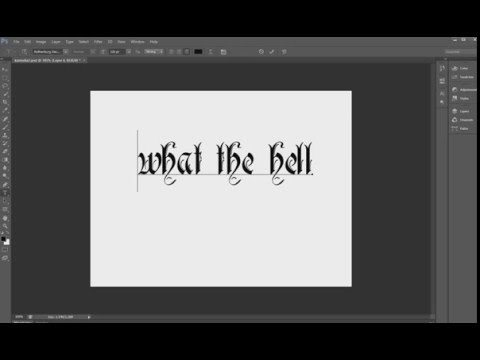 How to fix Photoshop backwards text typing