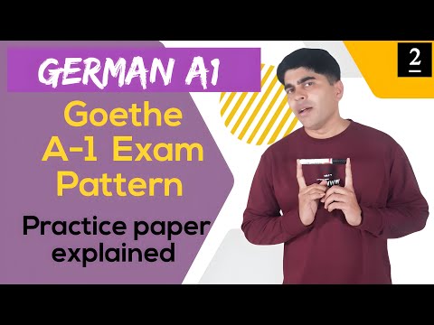 (2) Goethe Zertifikat A1 Prüfung | German A1 Goethe Exam preparation series exam pattern in detail
