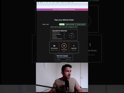 Build a cool github profile #github #developer #softwaredevelopment