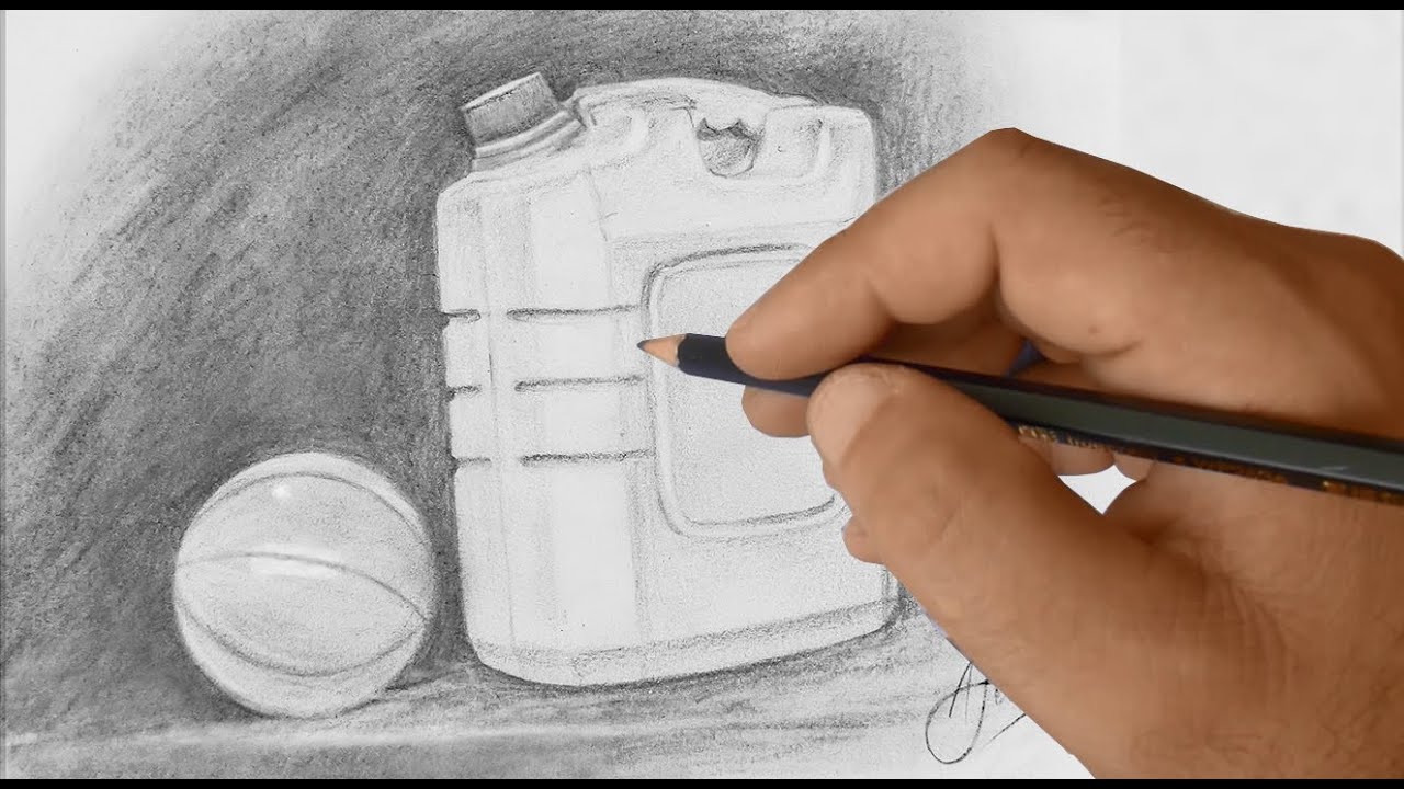 Still-life drawing and shading tutorial for beginners | #drawing | by Artist Aftab