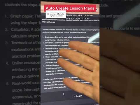free lesson plan maker #teachers #lessonplans #chatgpt