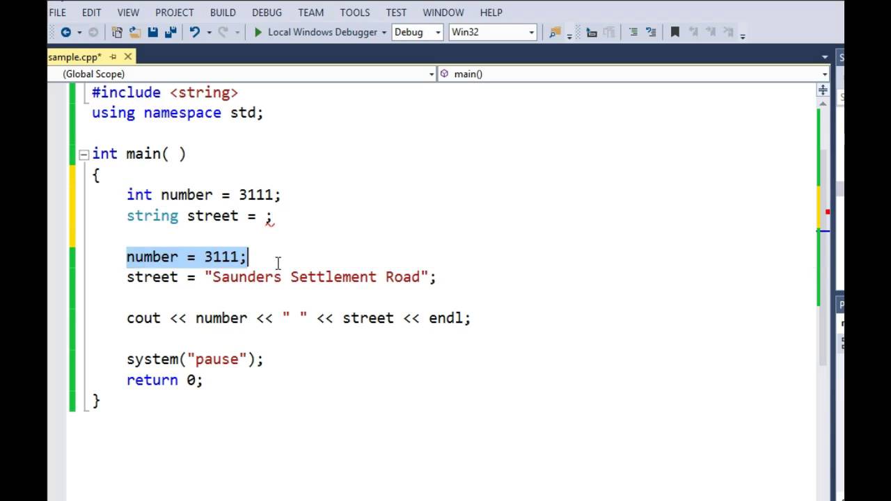 Initialization Declarations