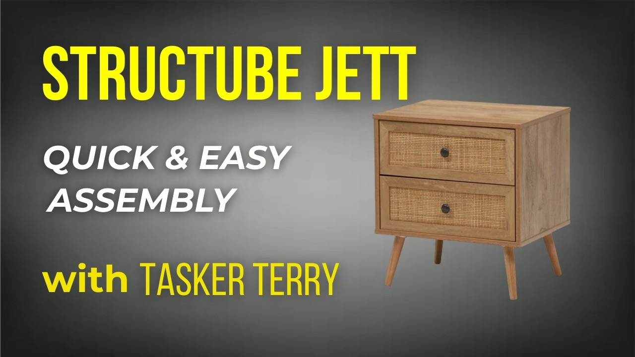 STRUCTUBE JETT Nightstand (2-Drawer Bedside Table) Assembly Guide (2026) | Step-by-Step