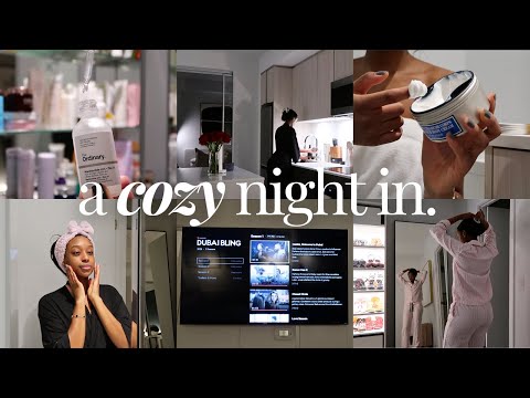 pampered night routine | reset and relax + shower + skincare + healthy habits for a good next day