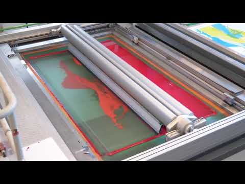XXL Siebdruck Multicolor Mehrfarblinie