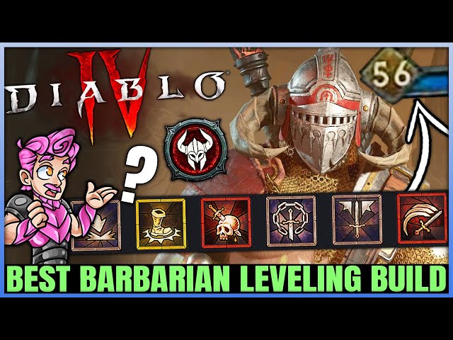 The best skills to unlock early for Barbarian in Diablo 4