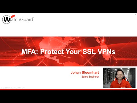 Configure the WatchGuard SSL (TLS) VPN Client with MFA