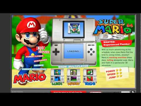 Super Mario 64 DS Website Archive
