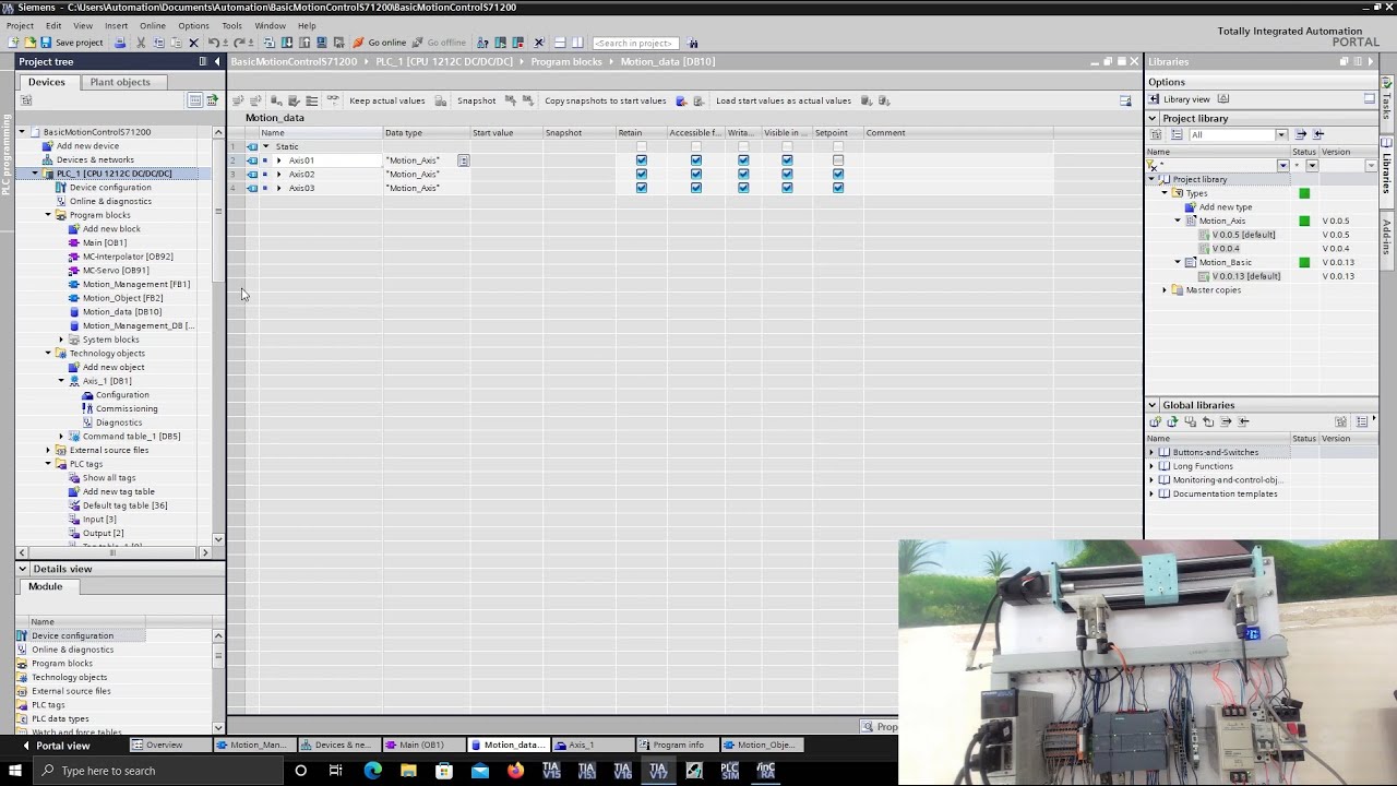Motion Control S7 1200